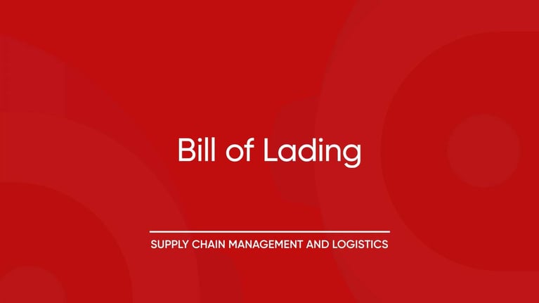 Automate Bill of Lading Processing & Boost Supply Chain Efficiency